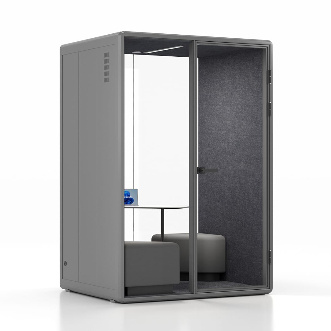 Synergy Soundproof 2 Person Eco Pod/Booth – Synergy Renewable Solutions